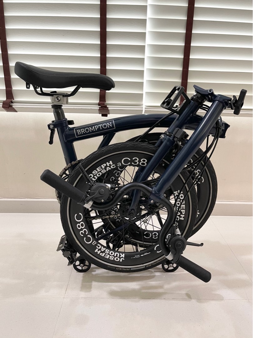 Brompton M6L Tempest Blue, Sports Equipment, Bicycles & Parts, Bicycles ...