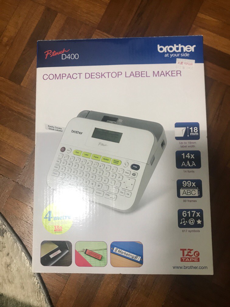 Brother P-touch D400 Label Maker $48, Computers & Tech, Office ...