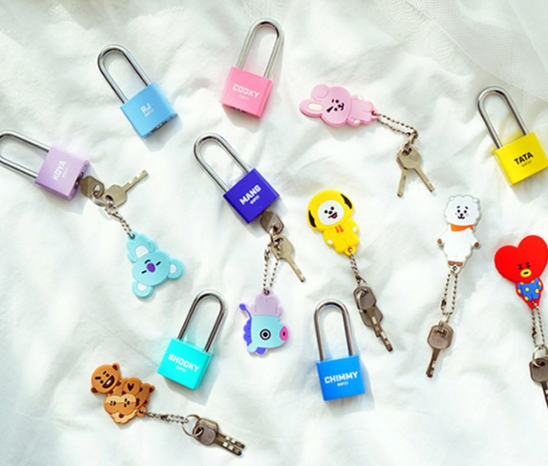 BT21 RJ Silicone Padlock, Furniture & Home Living, Security & Locks ...