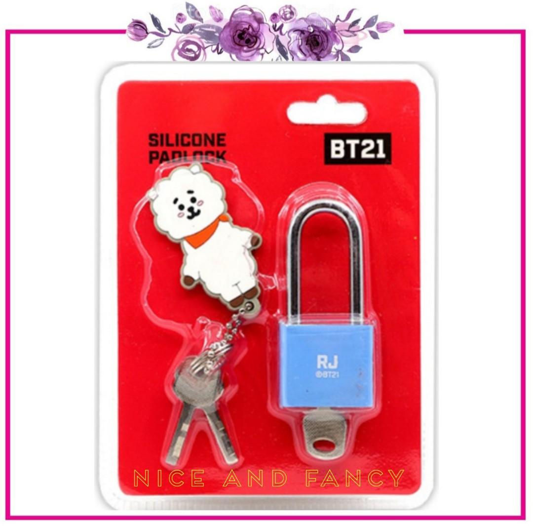 BT21 RJ Silicone Padlock, Furniture & Home Living, Security & Locks ...