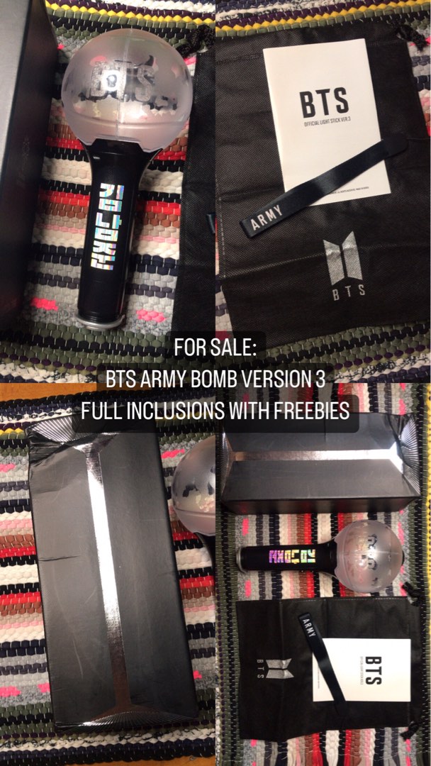 BTS ARMY BOMB VERSION 3, Hobbies & Toys, Memorabilia & Collectibles, K ...