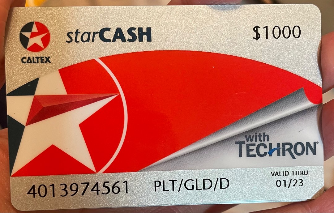 CALTEX, 門票＆禮券, 商店或商場現金券 - Carousell