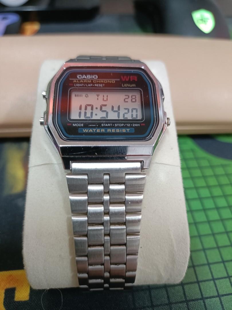 Casio Vintage Watch Stainless A159w, Women's Fashion, Watches ...
