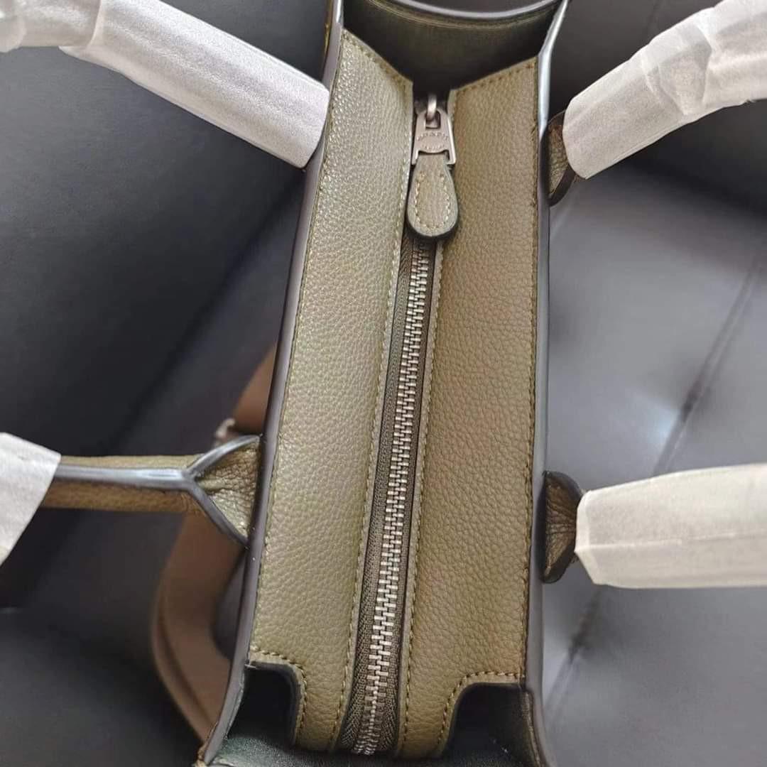 Coach Gotham Tall Tote 24 in Signature Leather in Army Green / Key Lime ...