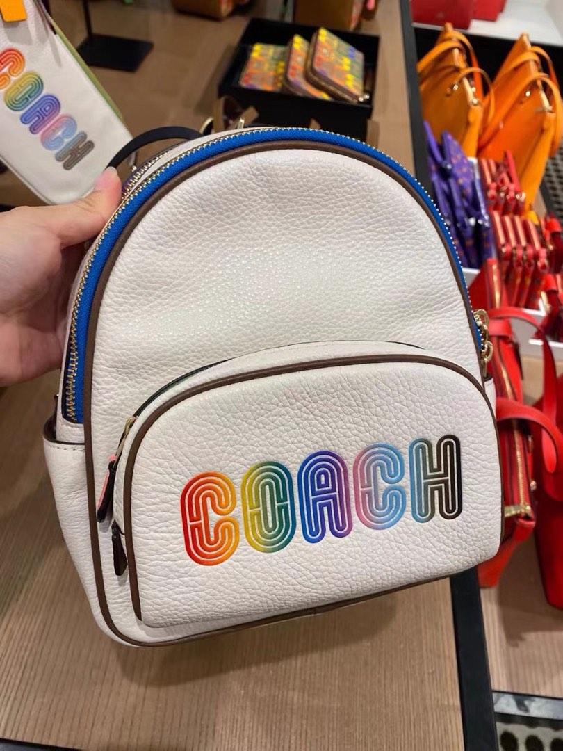 Coach Rainbow Backpack, Women's Fashion, Bags & Wallets, Backpacks on ...