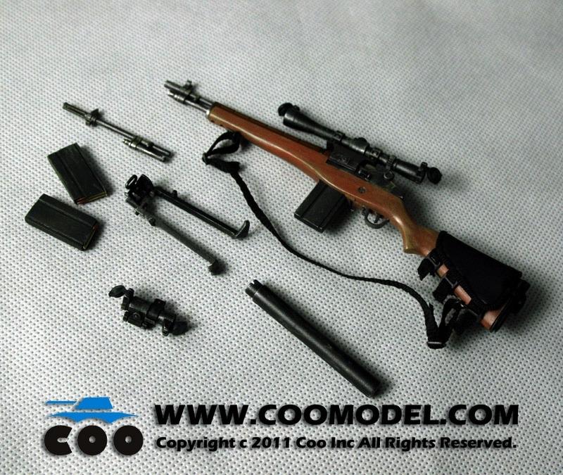 COOMODEL 1/6 U.S Military Sniper Rifle M14, Hobbies & Toys, Toys ...