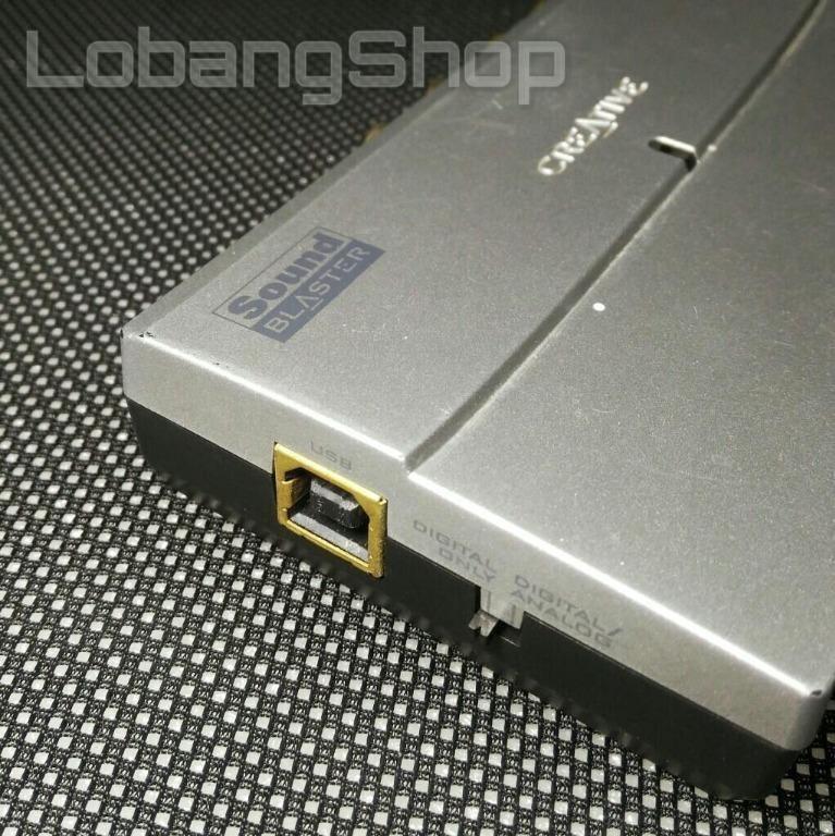 CREATIVE Sound BLASTER MP3+ SB0270 USB External Sound Card Audio System ...