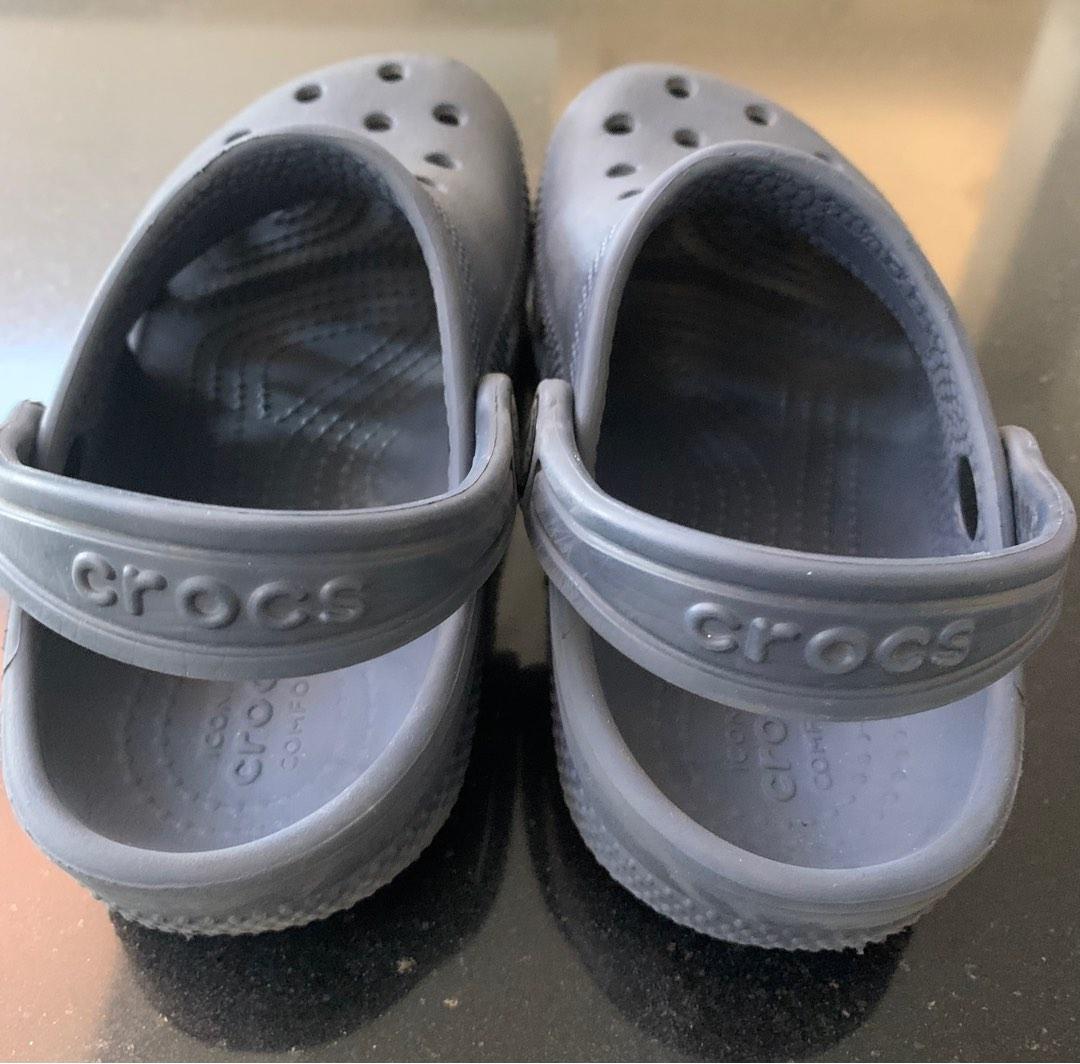 Crocs C10 original Navy Blue, Babies & Kids, Babies & Kids Fashion on ...