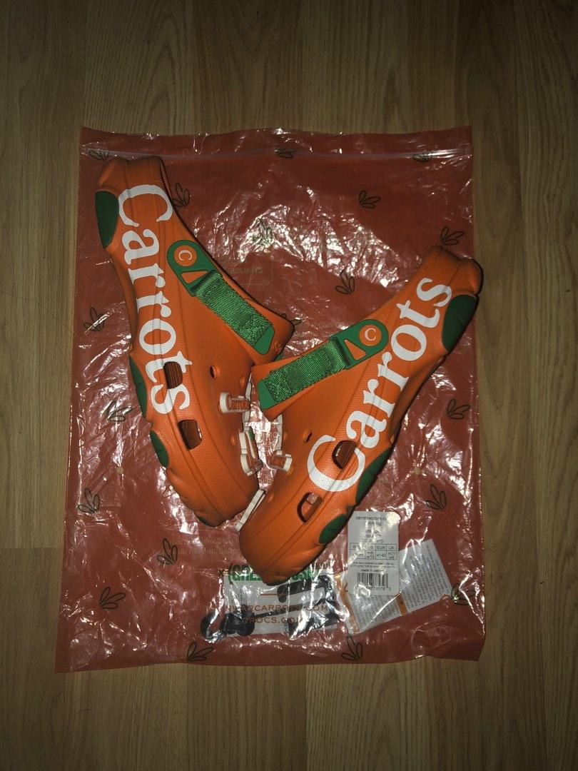Crocs x Carrots collab, Men's Fashion, Footwear, Slippers & Slides on ...