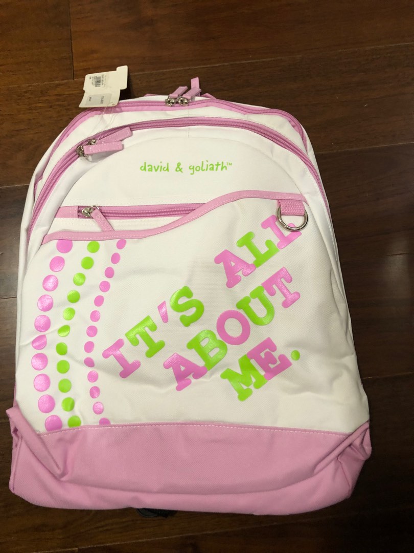 David & Goliath Backpack, Babies & Kids, Babies & Kids Fashion on Carousell