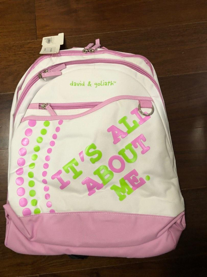 David & Goliath Backpack, Babies & Kids, Babies & Kids Fashion on Carousell