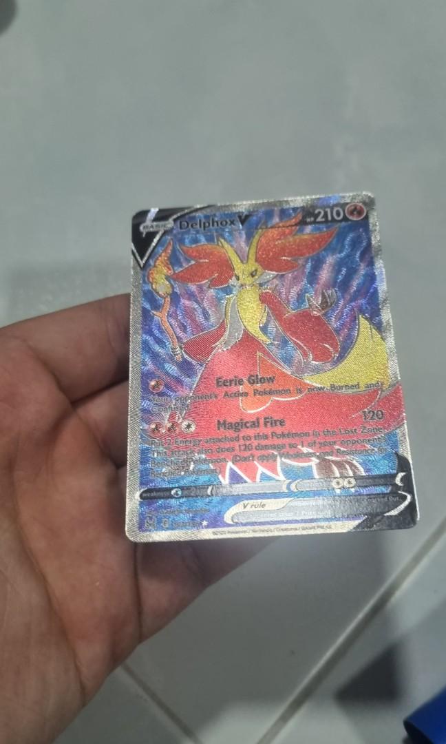 Delphox V Full Art| Pokemon TCG | Ultra Rare | Lost Origins | Pokemon ...
