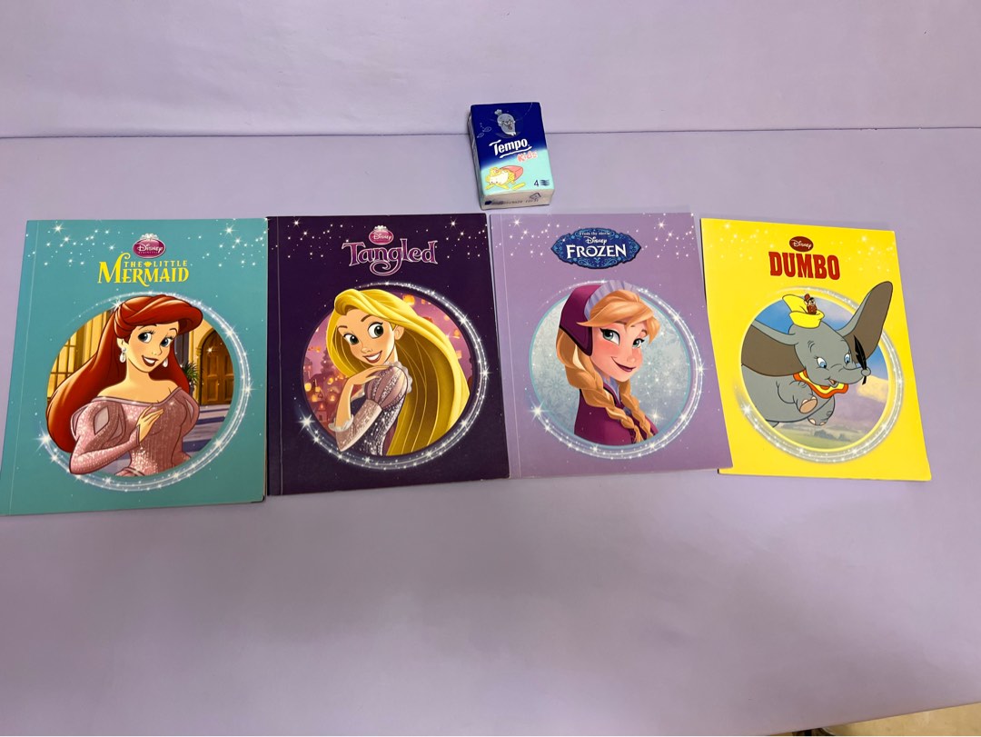Disney Story books the little mermaid Tangled Frozen Dumbo Ariel ...