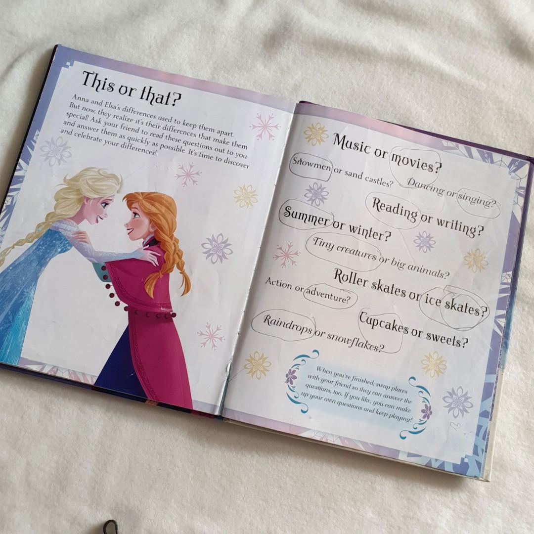 Disney Anna and Elsa's Books of Secrets Frozen, Hobbies & Toys, Books ...
