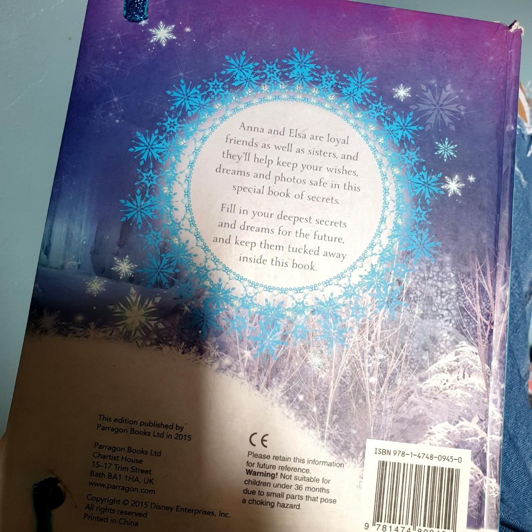 Disney Anna and Elsa's Books of Secrets Frozen, Hobbies & Toys, Books ...