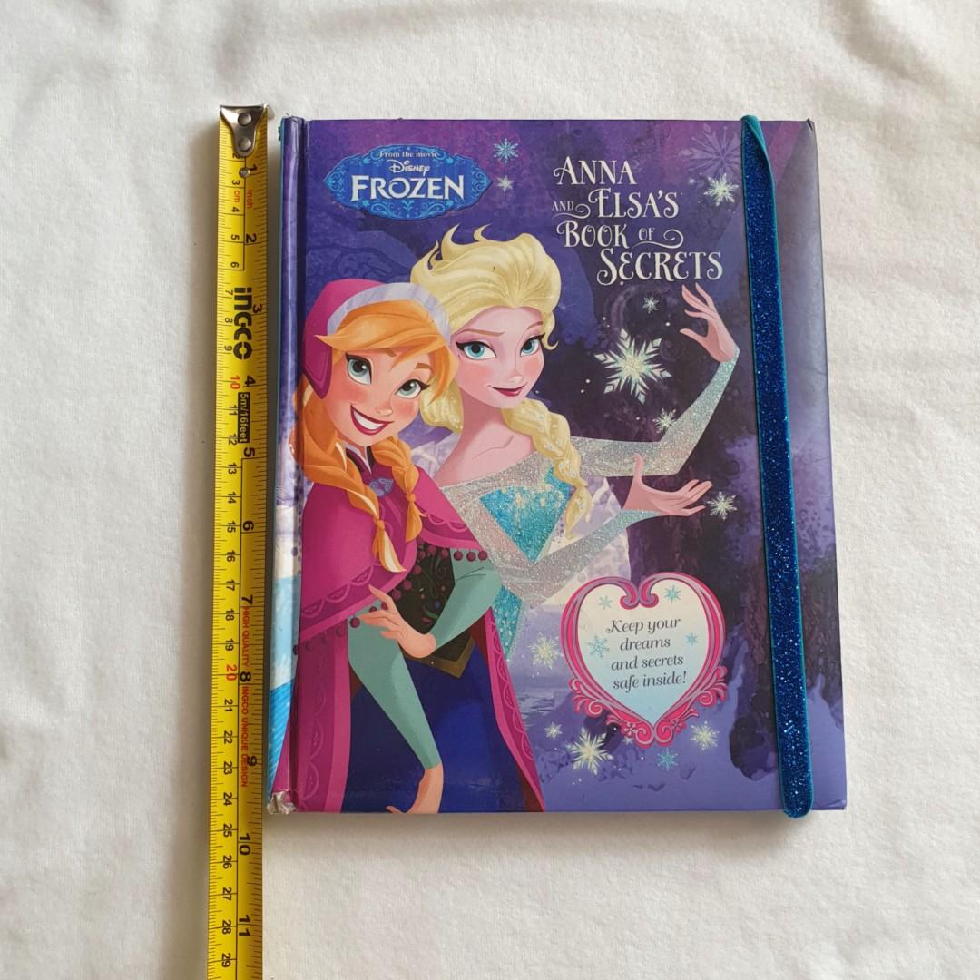 Disney Anna and Elsa's Books of Secrets Frozen, Hobbies & Toys, Books ...