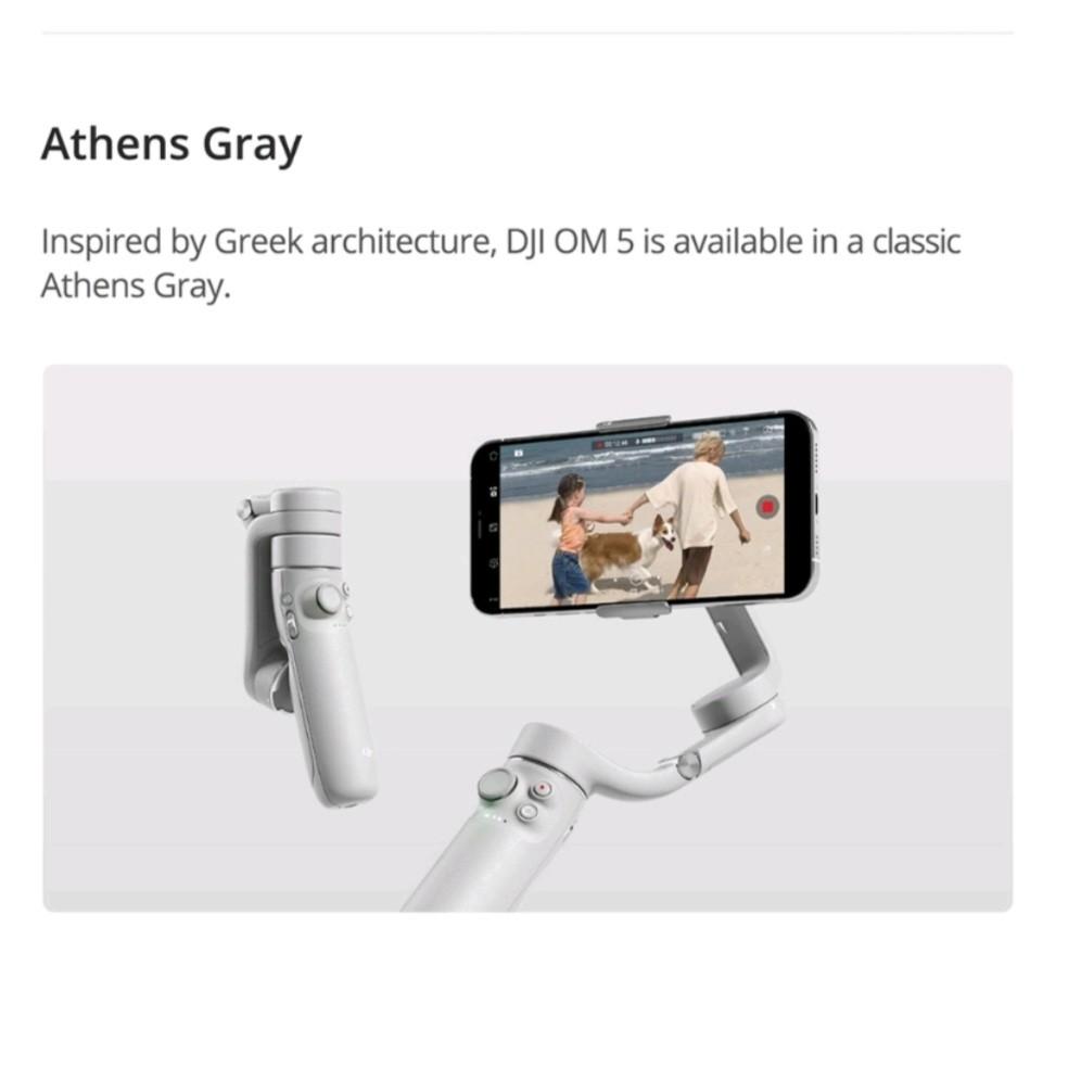 DJI OM 5 - Handheld 3-Axis Smartphone Gimbal Foldable Stabilizer Ideal ...