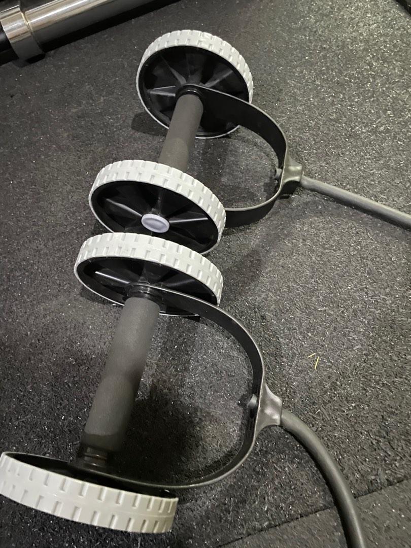 Dual wheel Adjustable Ab roller/Toner, Sports Equipment, Exercise ...