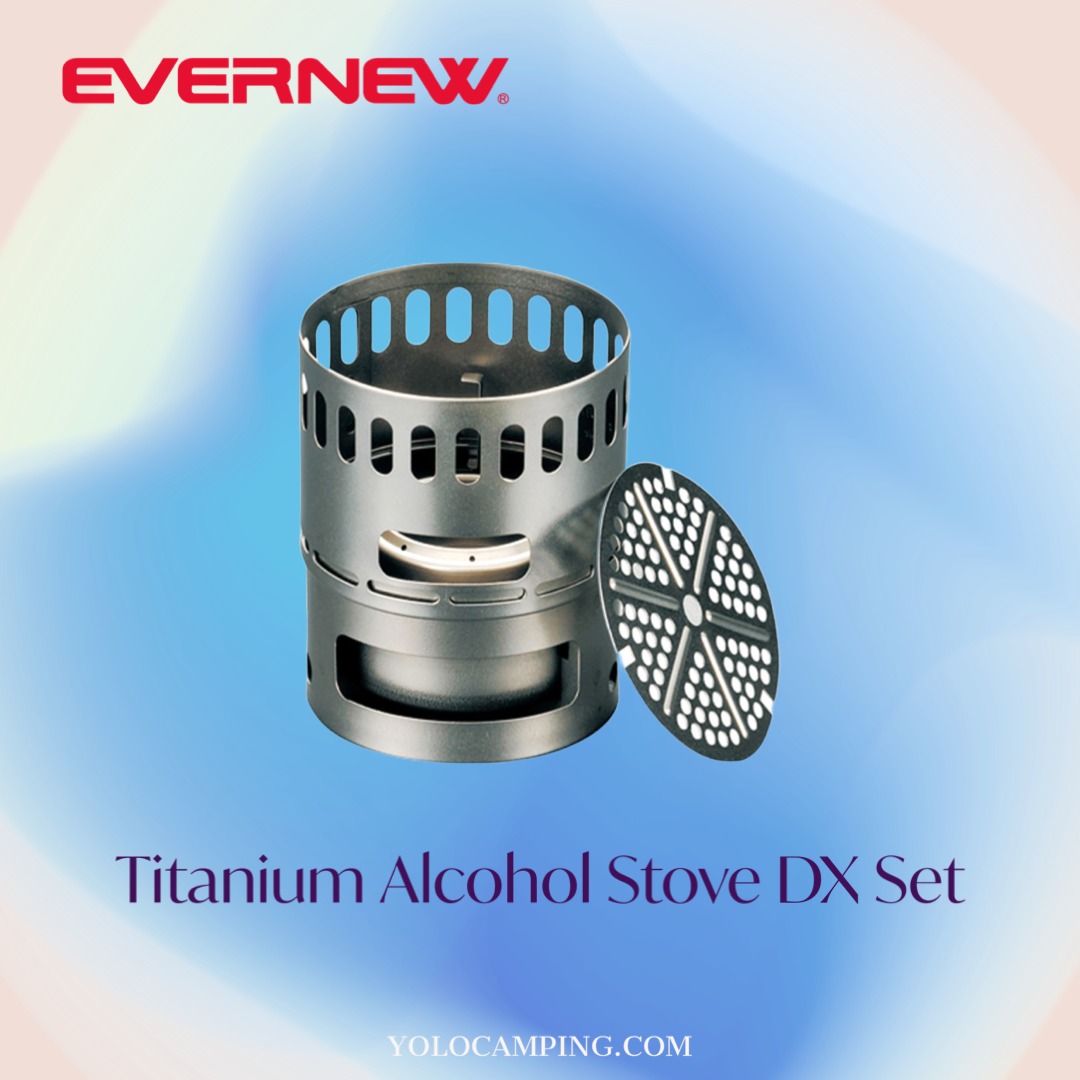 EVERNEW Titanium Alcohol Stove DX Set, 運動產品, 行山及露營 - Carousell