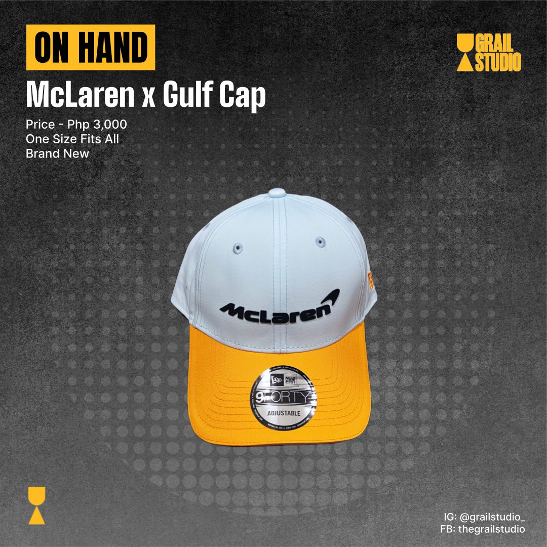 F1 McLaren x Gulf Cap, Men's Fashion, Watches & Accessories, Caps ...