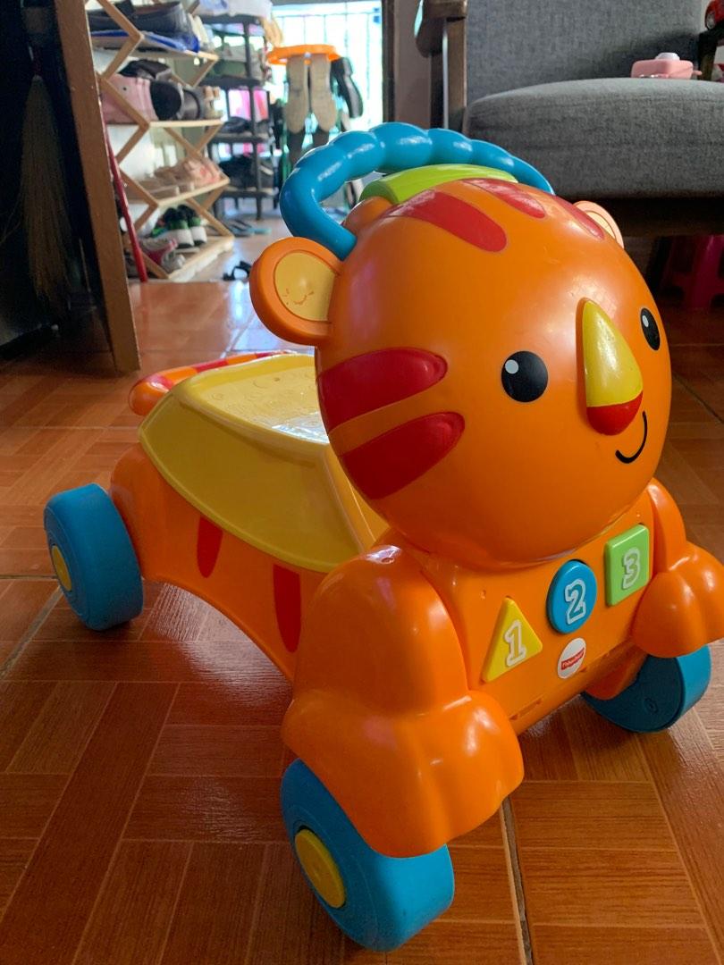 Fisher Price Tiger 2 in 1 musical Walker, Babies & Kids, Infant ...