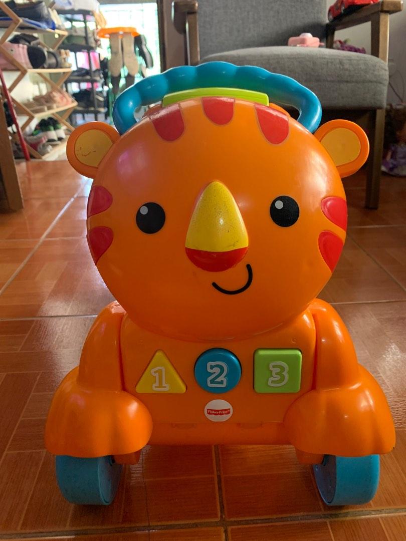 Fisher Price Tiger 2 in 1 musical Walker, Babies & Kids, Infant ...