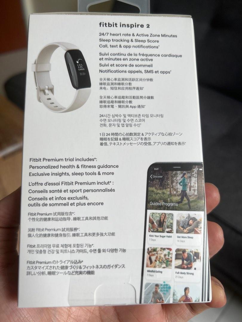 Fitbit Inspire 2 Fitness Tracker (Lunar White), Mobile Phones & Gadgets ...