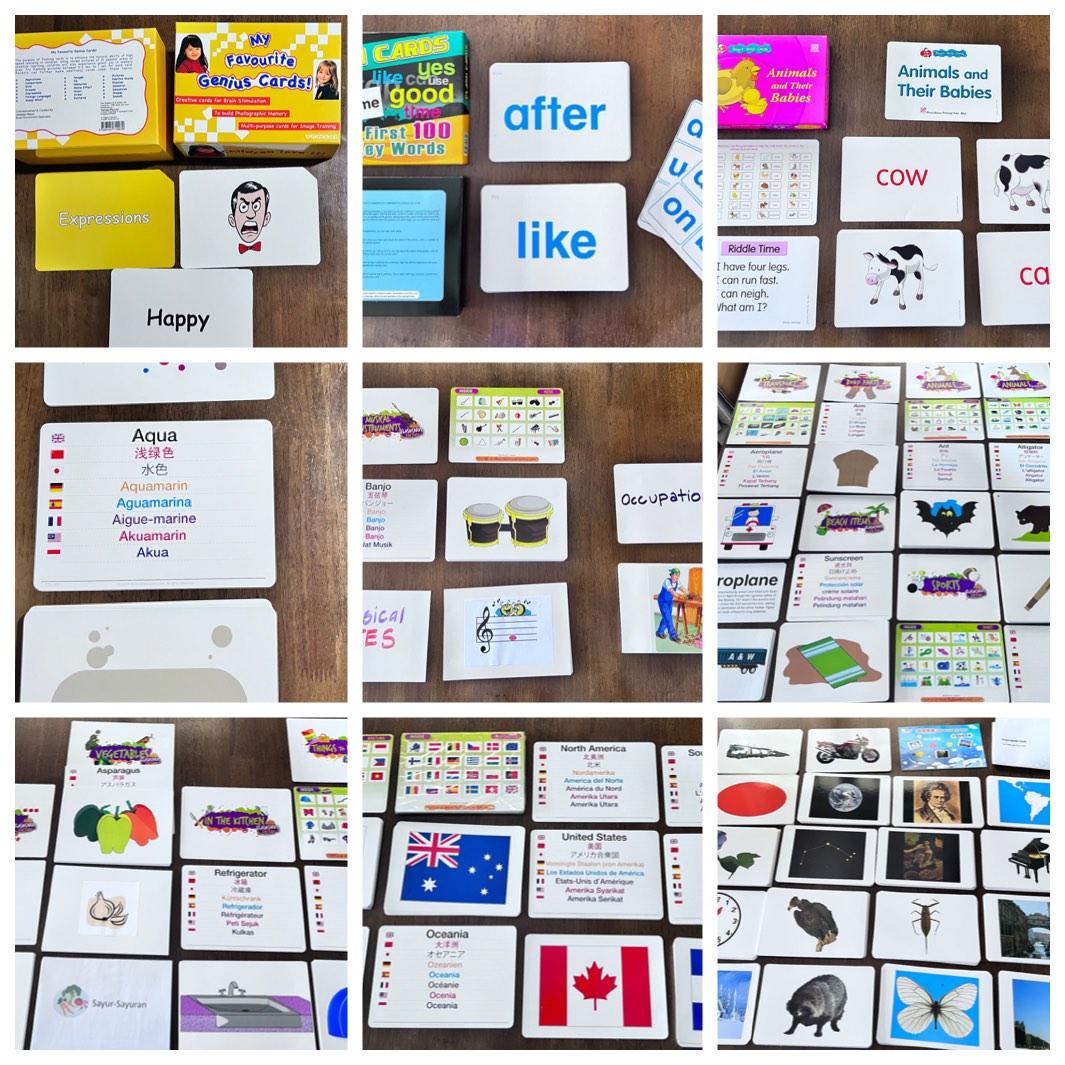 Flash cards, Hobbies & Toys, Toys & Games on Carousell