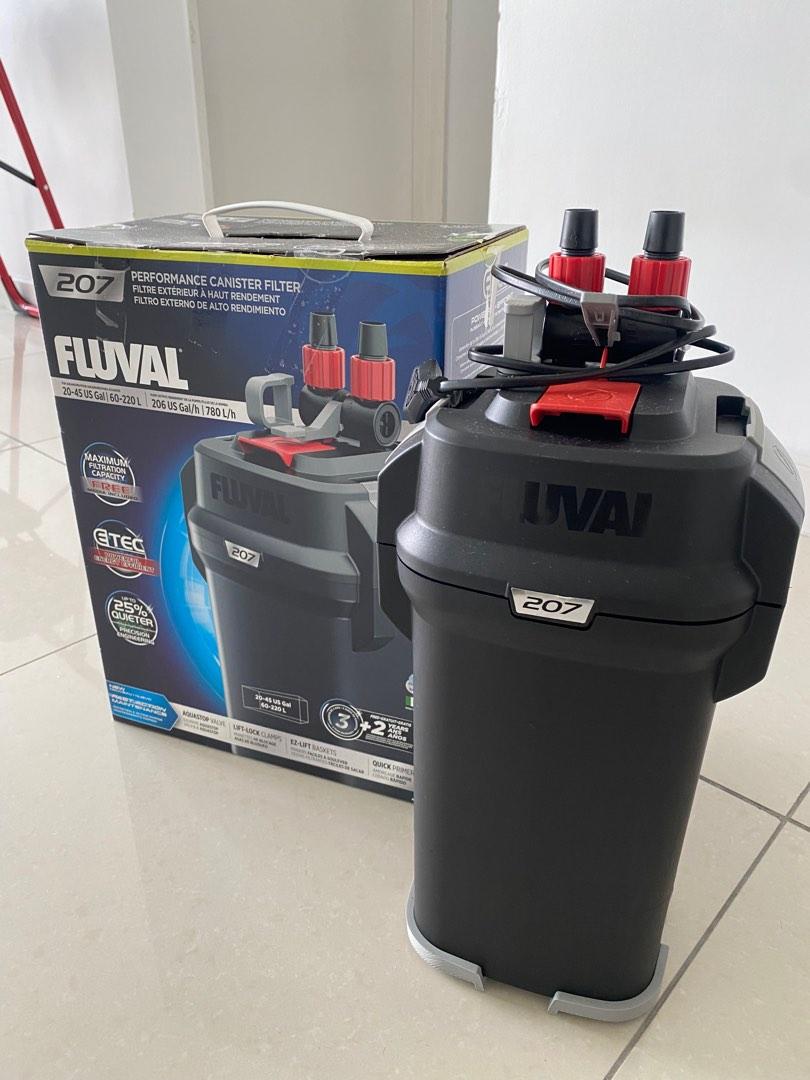 Fluval Canister 207 & Glass Lily pipe., Pet Supplies, Homes & Other Pet ...