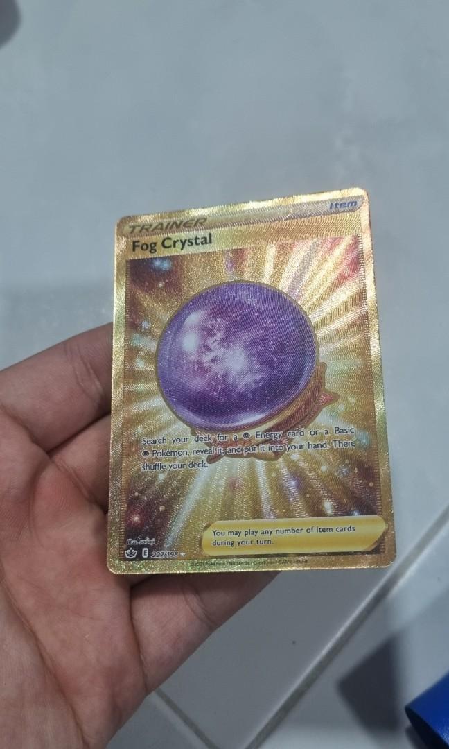 Fog Crystal GOLD| Gold Trainer Cards | Secret Rare | Chilling Reign ...