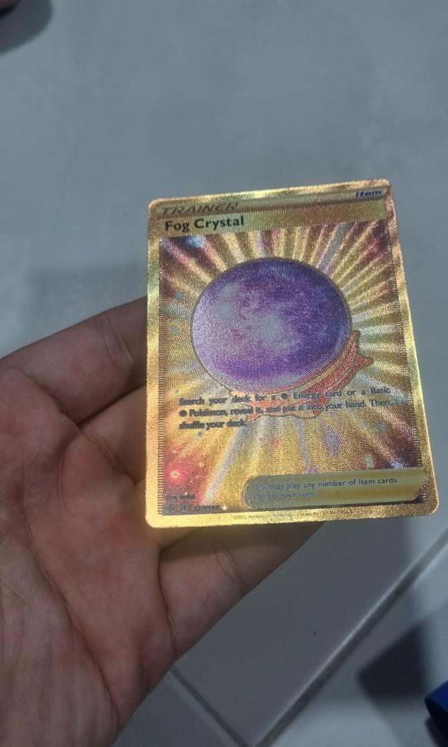 Fog Crystal GOLD| Gold Trainer Cards | Secret Rare | Chilling Reign ...