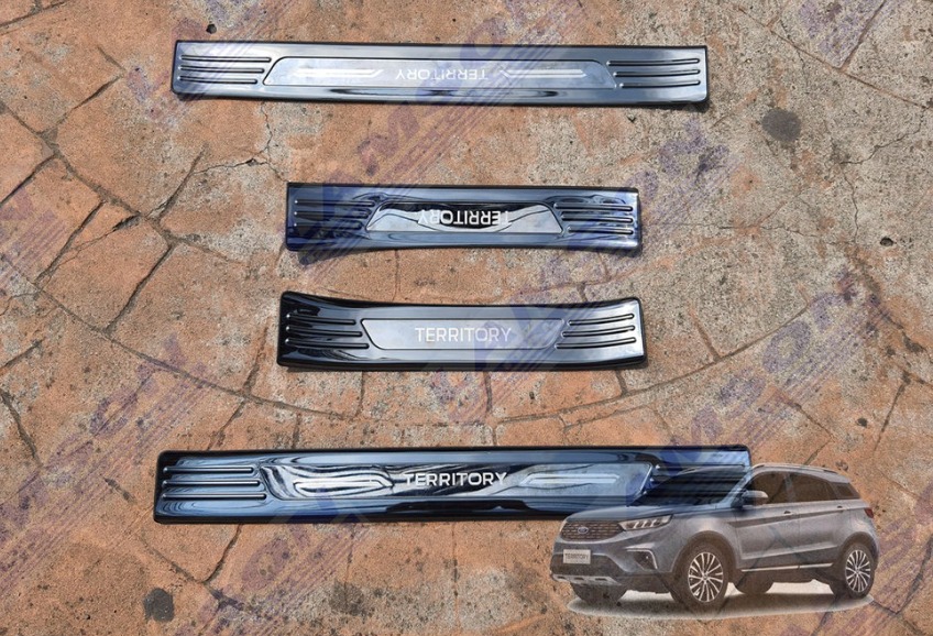 Ford Territory 2020 - 2022 Side Step Sill Scuff Plates, Car Parts ...
