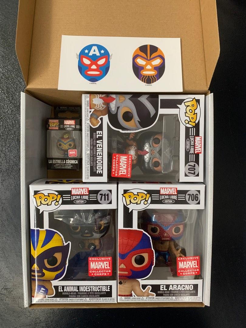 Funko Pop! Marvel Lucha Libre Box, Hobbies & Toys, Toys & Games on ...