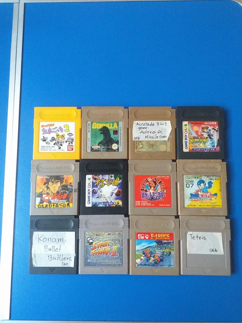 Gameboy game cartridges for sale, Video Gaming, Video Games, Nintendo ...
