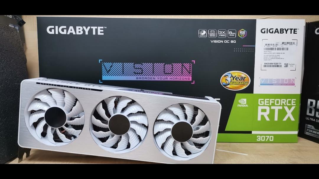 Gigabyte Vision OC RTX 3070, Computers & Tech, Desktops on Carousell