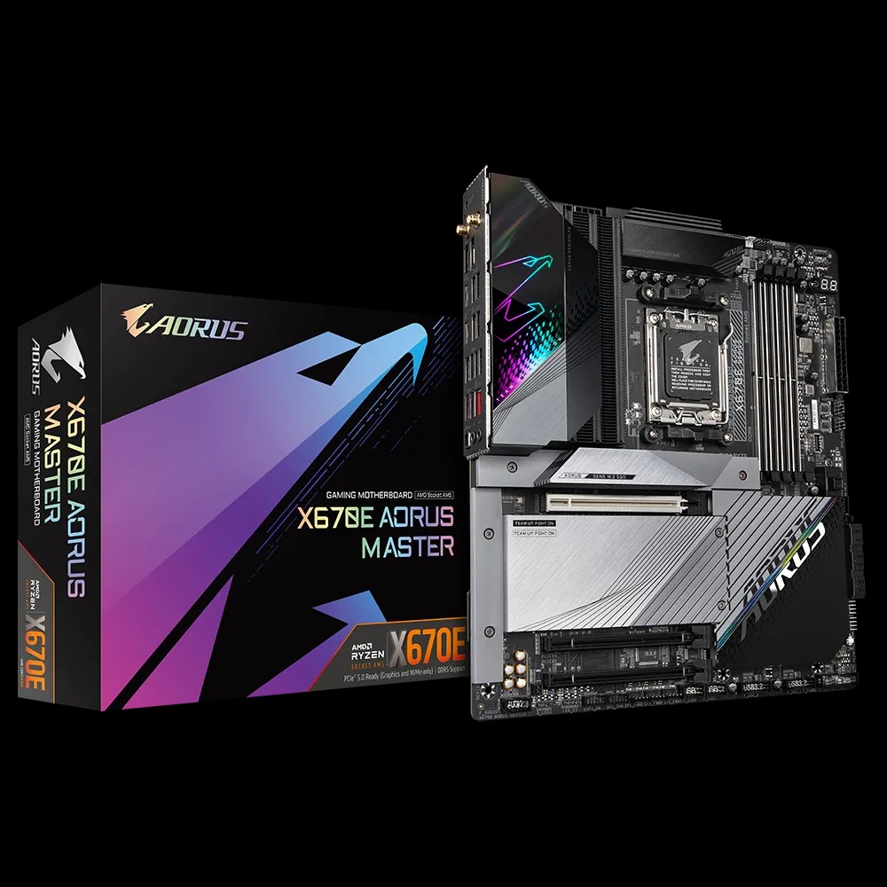 GIGABYTE X670E AORUS MASTER AMD X670 Chipset (rev. 1.0), Computers ...