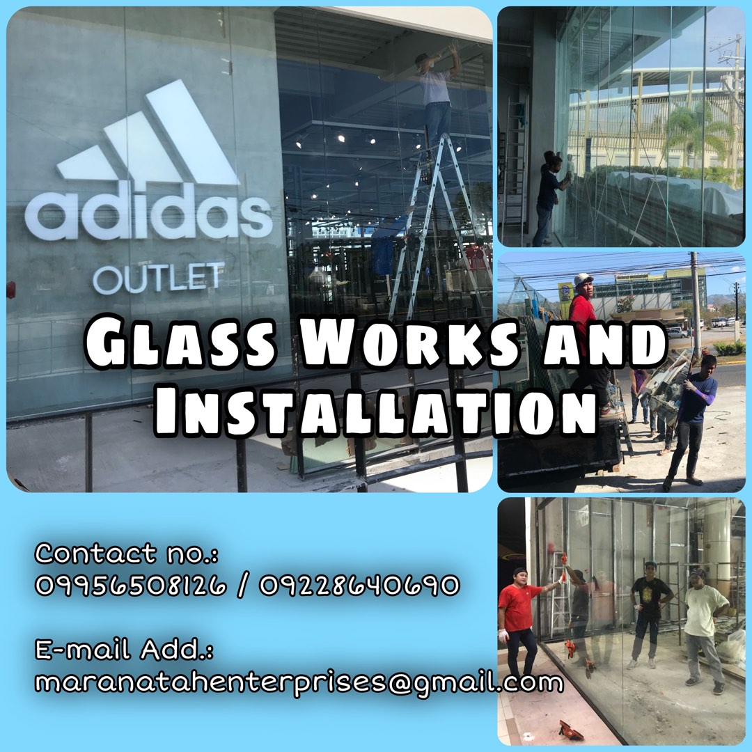 Glass Works and Installation, Commercial & Industrial, Construction ...