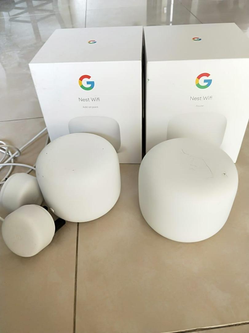 Google Nest Wifi Bundle - 1 Router + 1 Add-on Point, Computers & Tech, Parts & Accessories ...