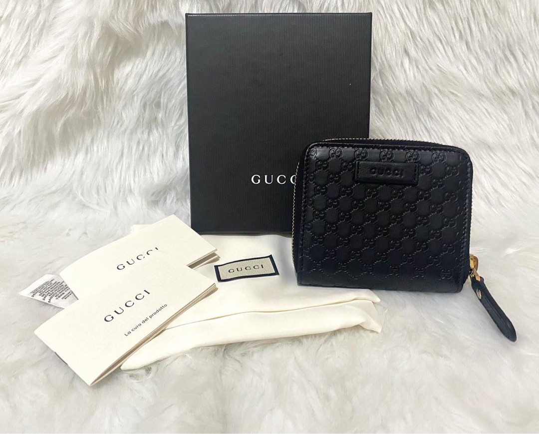 Gucci Guccissima Small Wallet, Luxury, Bags & Wallets on Carousell