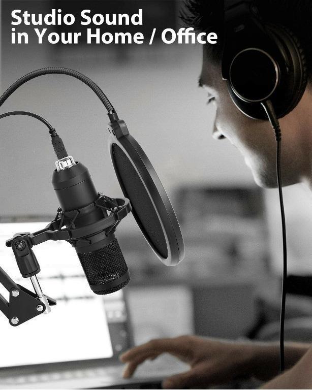 H3021 Manli Studio USB Condenser Microphone, Professional 192kHz/24bit ...