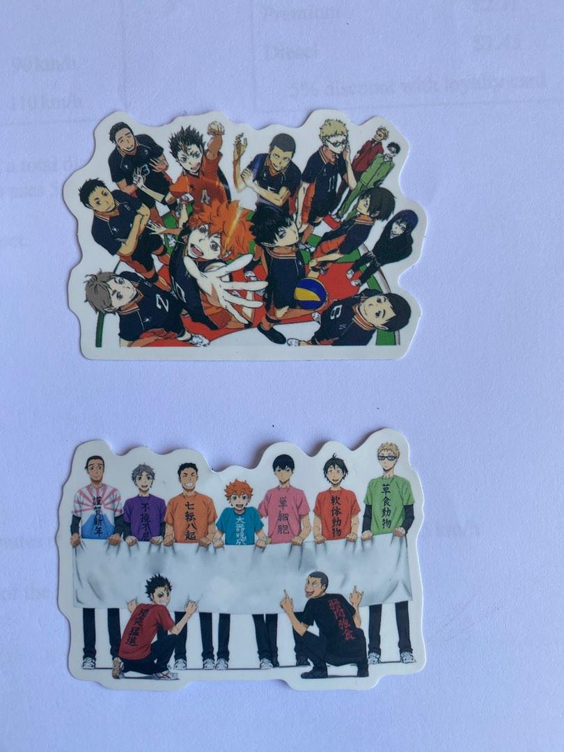 Haikyuu stickers, Hobbies & Toys, Memorabilia & Collectibles, Fan ...