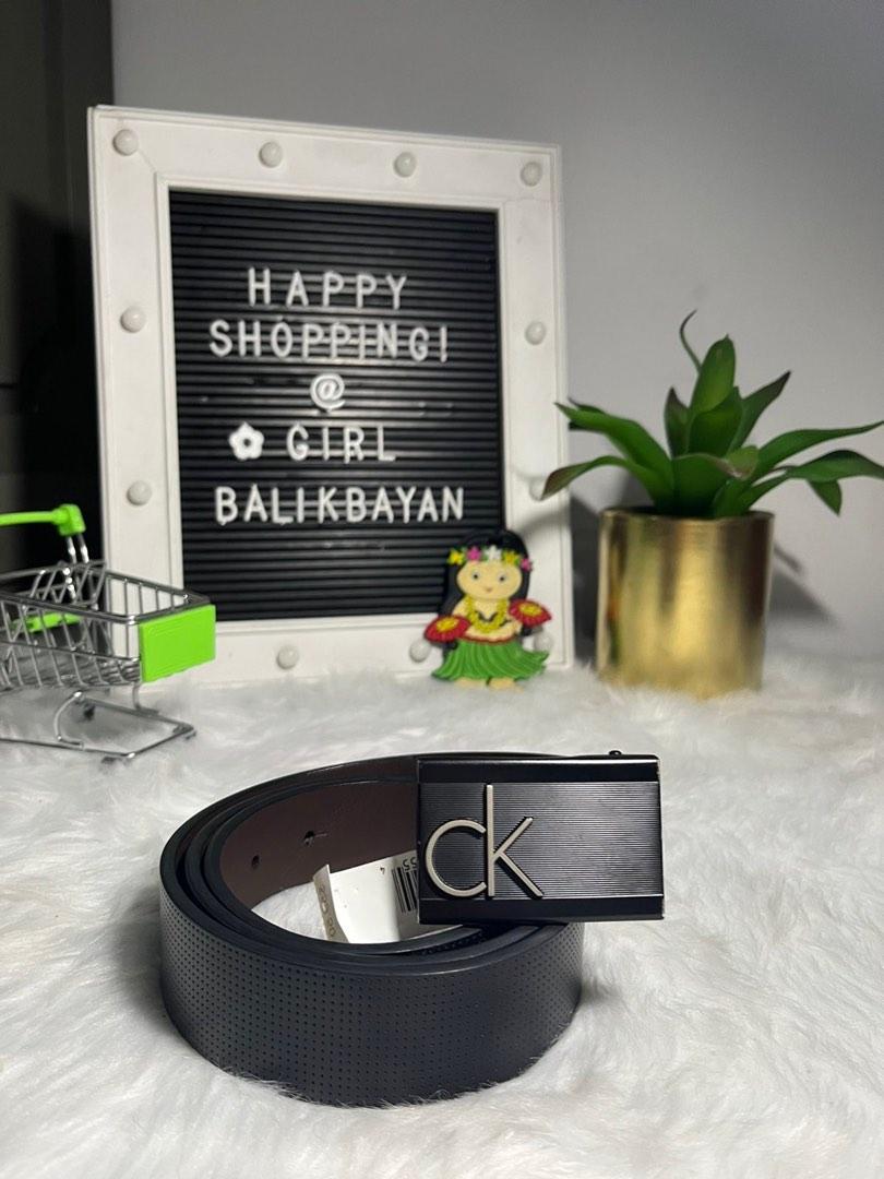 Handsome Calvin Klein CK reversible belt, Men's Fashion, Watches ...
