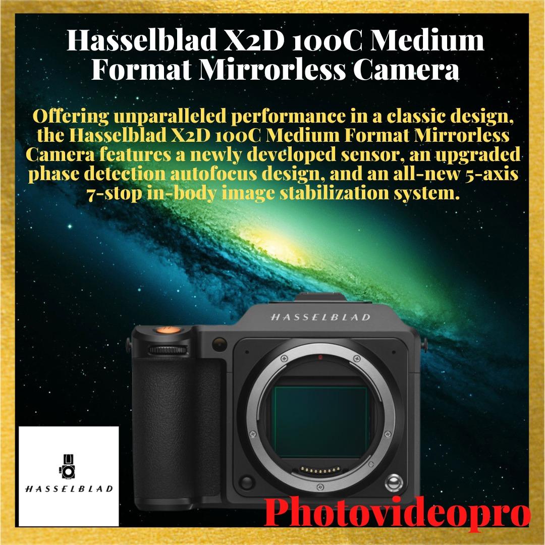 Hasselblad X2D 100C Medium Format Mirrorless Camera, Photography, Cameras on Carousell