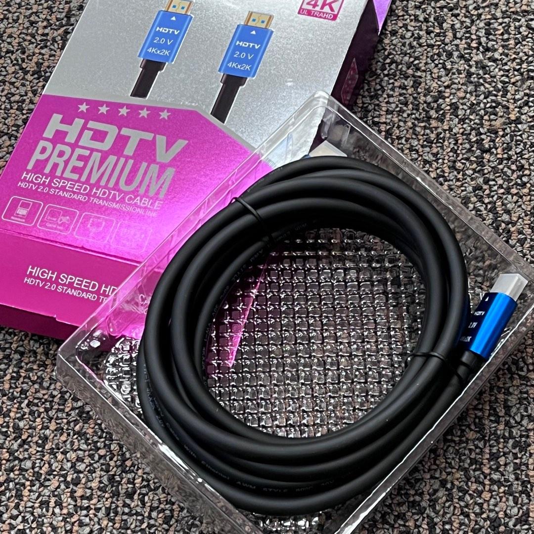 HDMI 4K High Speed HDTV Cable HD2.0V 3M 高速線, 電腦＆科技, 電腦周邊及配件, 電腦線、轉接線及 ...