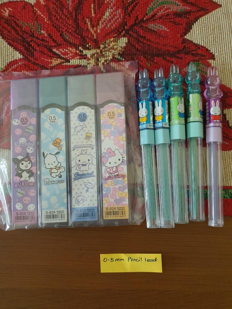 Hello kitty / Pikachu mechanical pencpil n sanrio / Miffy pencil leads ...