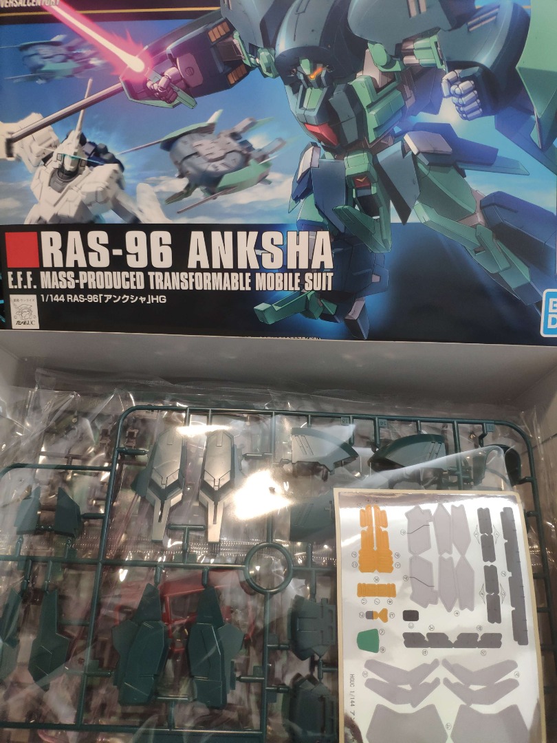 HGUC RAS-96 ANKSHA 安可夏 高達模型, 興趣及遊戲, 玩具 & 遊戲類 - Carousell