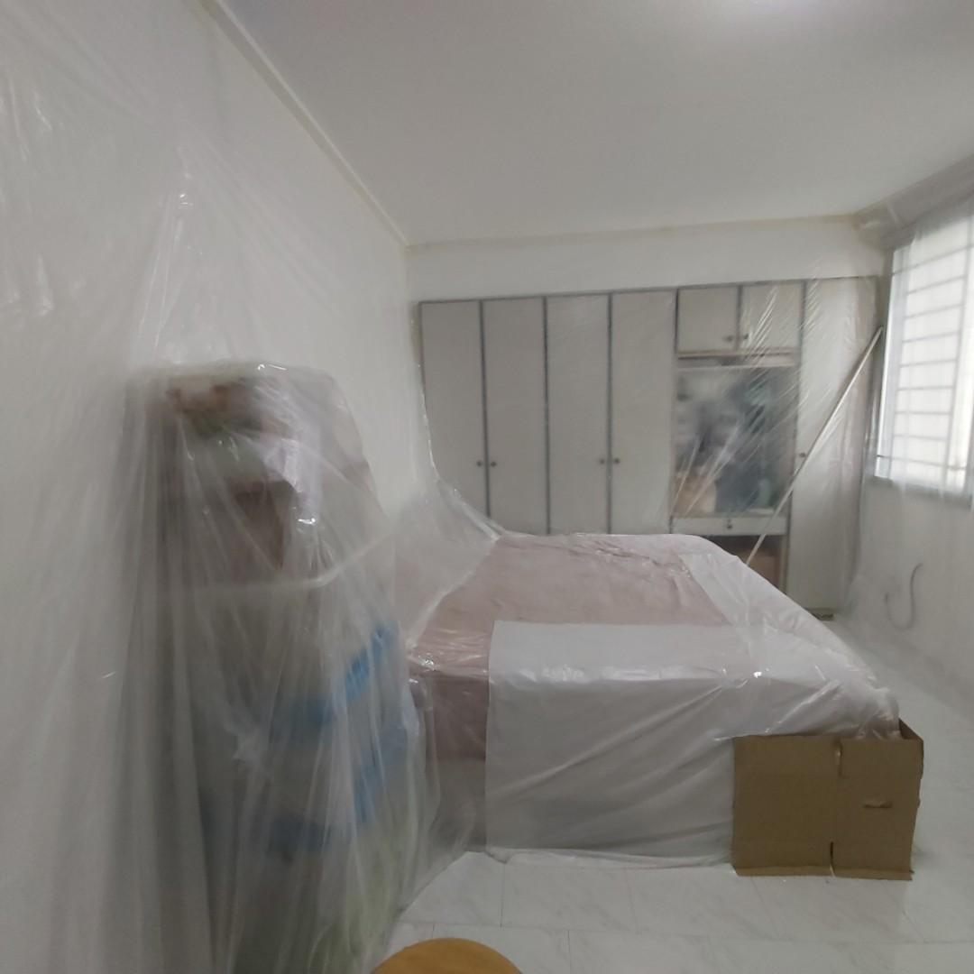 High Density & Quality HDB HIP Toilet Renovation useful DustSheets 9x12 ...