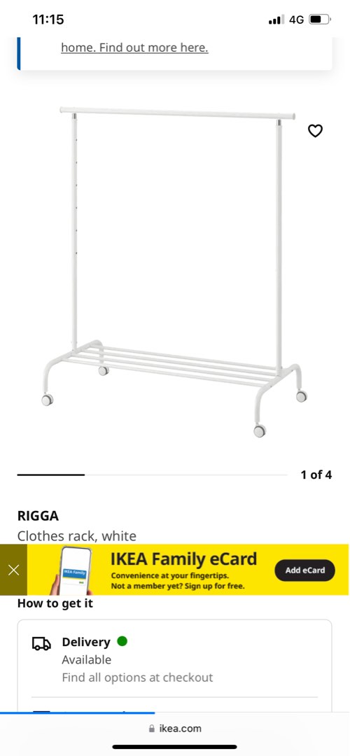Ikea rack, Furniture & Home Living, Furniture, Shelves, Cabinets ...