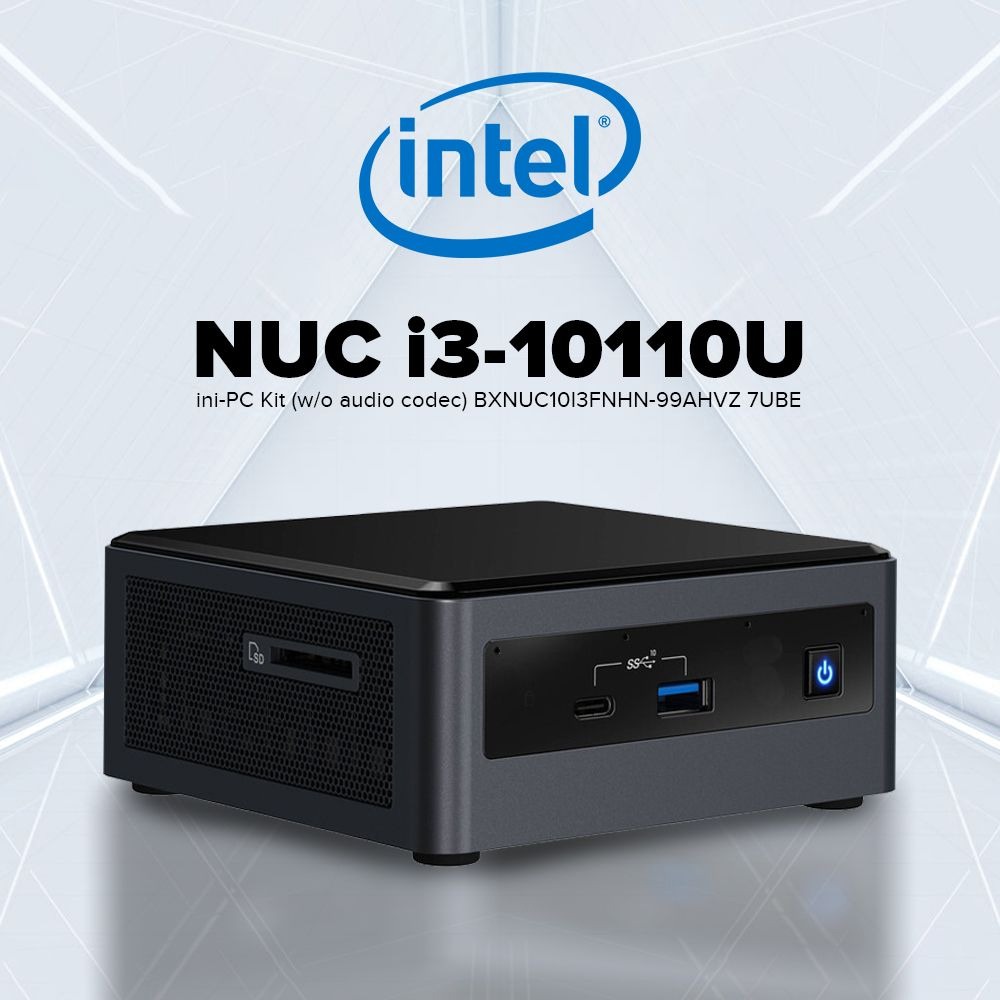 INTEL BXNUC10I3FNHN 99AHVZ I3-10110U 10th Gen Frost Canyon - Mini PC ...