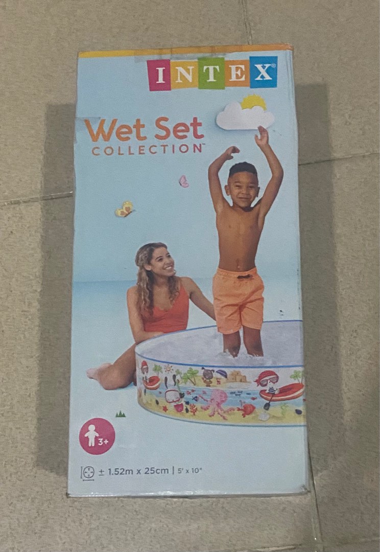 Intex Pool 5 feet x 10 inches for ages 3+, Hobbies & Toys, Toys & Games ...